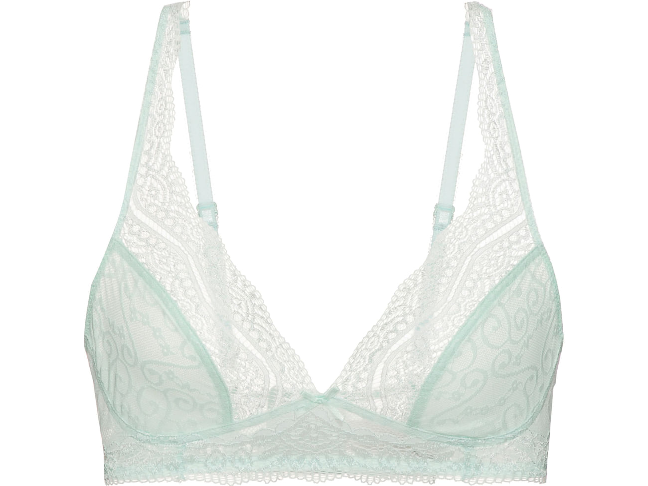 Sutiã Top Renda Love Lace AZUL NUVEM - Loungerie