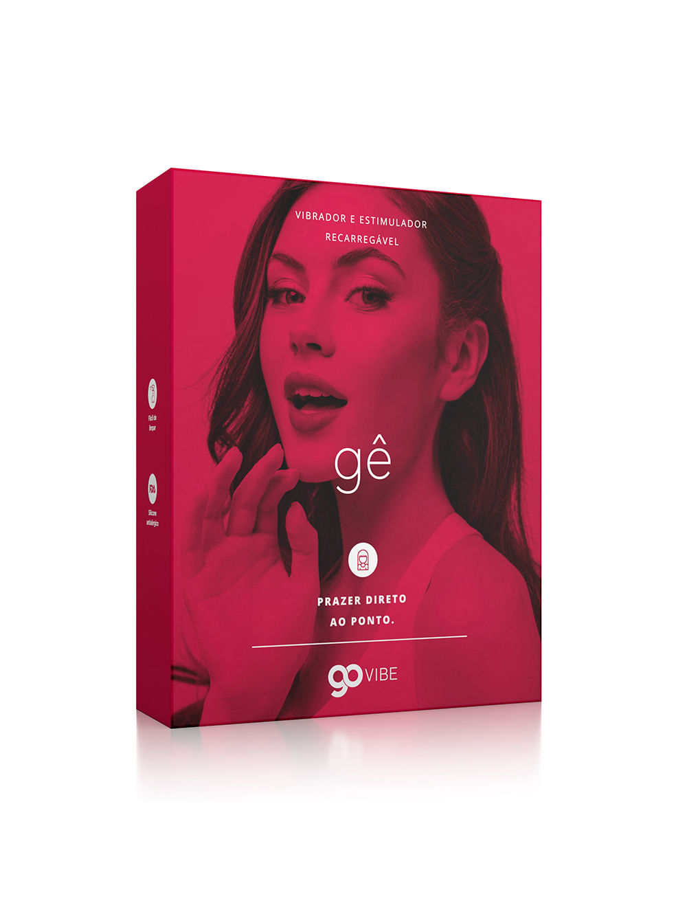 Vibrador Recarregável Go Vibe Gê Cor Rosa 115cm X 3cm Universo Dos